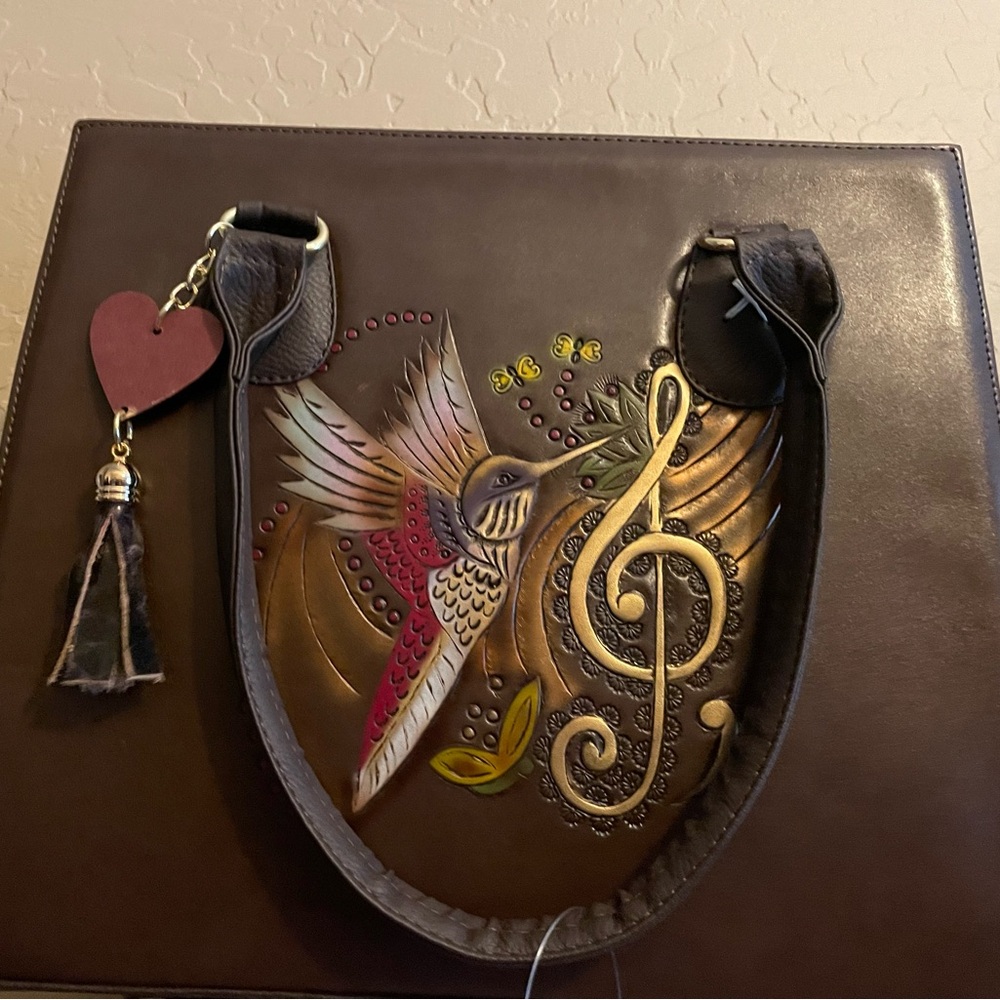 Artistic Hummingbird And Treble Clef Wall Decor - Gem